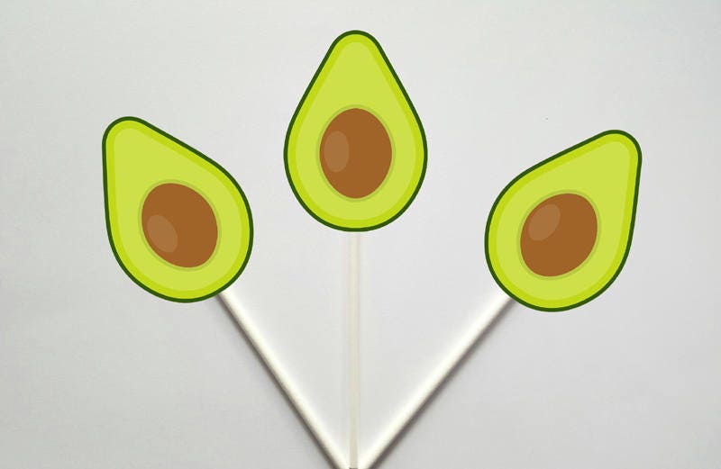 Avocado Garland Avocado Banner Avocado Decorations Avocado - Etsy