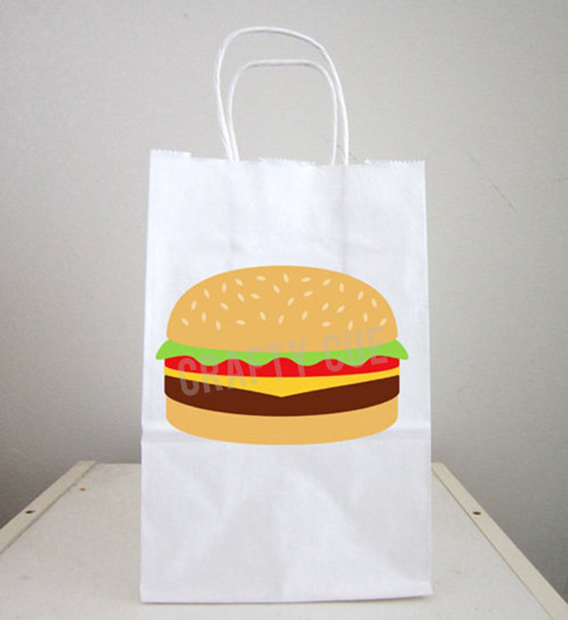 Hamburger Goody Bags, Hamburger Favor Bags, Hamburger Gift Bags ...