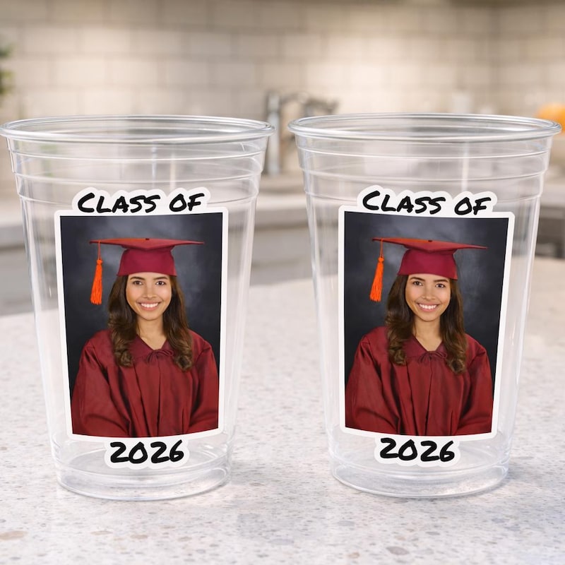 Personalized Disposable Graduation Cups - Etsy