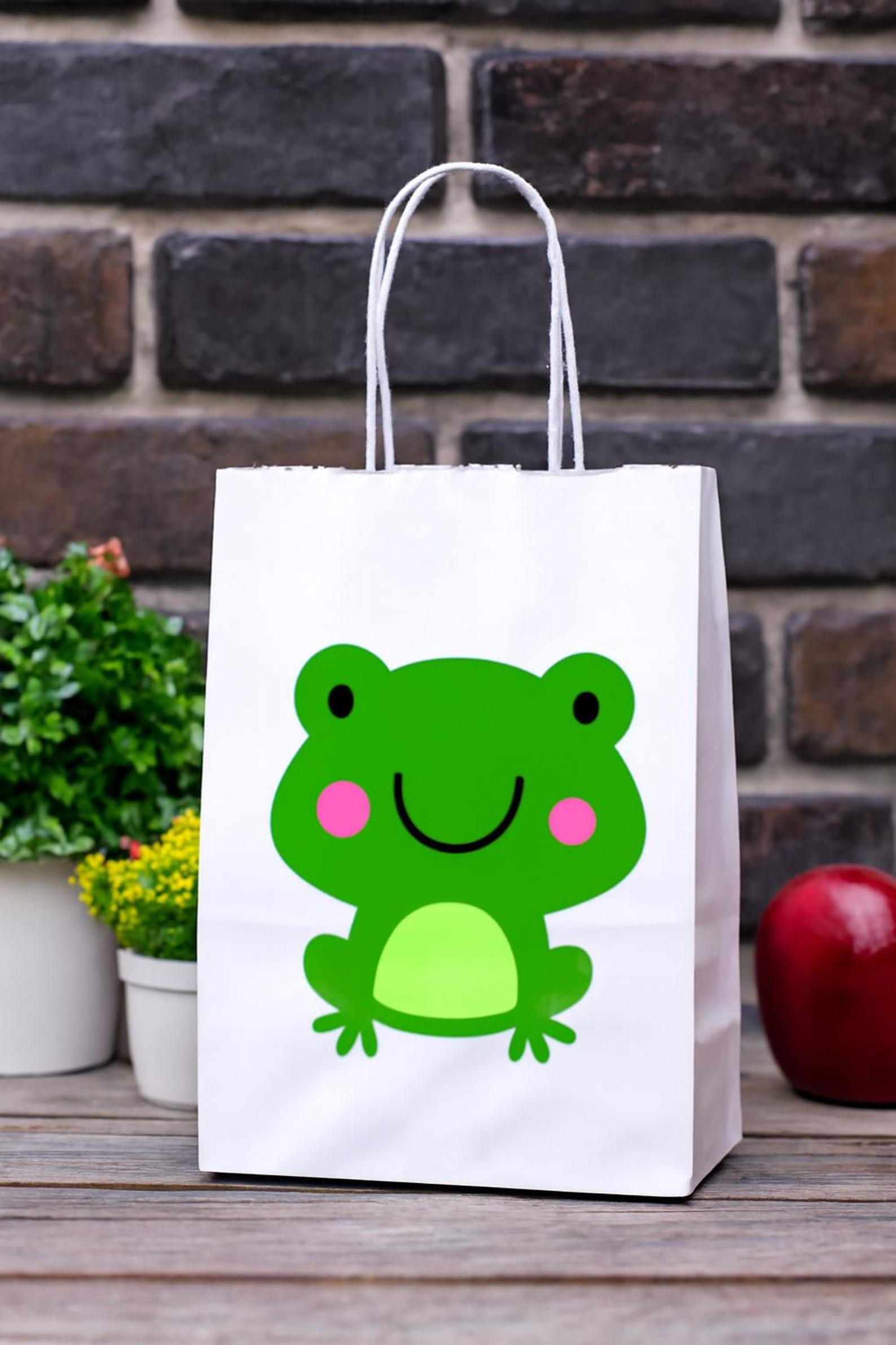 Frog Favor Bags, Frog Goody Bags, Frog Birthday Party Bags, Frog Baby ...