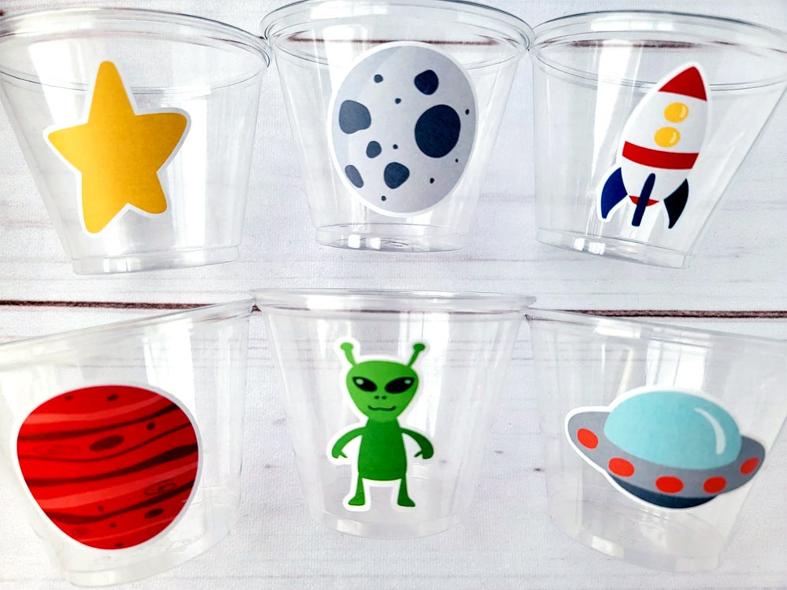 SPACE PARTY Cups Rocket Party Cups Space Party Favors Astronaut ...