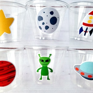 SPACE PARTY Cups Rocket Party Cups Space Party Favors Astronaut ...