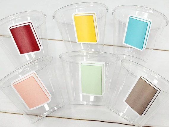 BOOK PARTY CUPS book Birthday Cups Book Baby Shower Book - Etsy