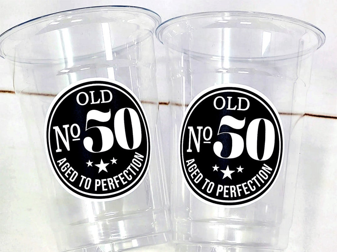 50th PARTY CUPS - 50 and Fabulous 50th Birthday Party 50th Birthday ...
