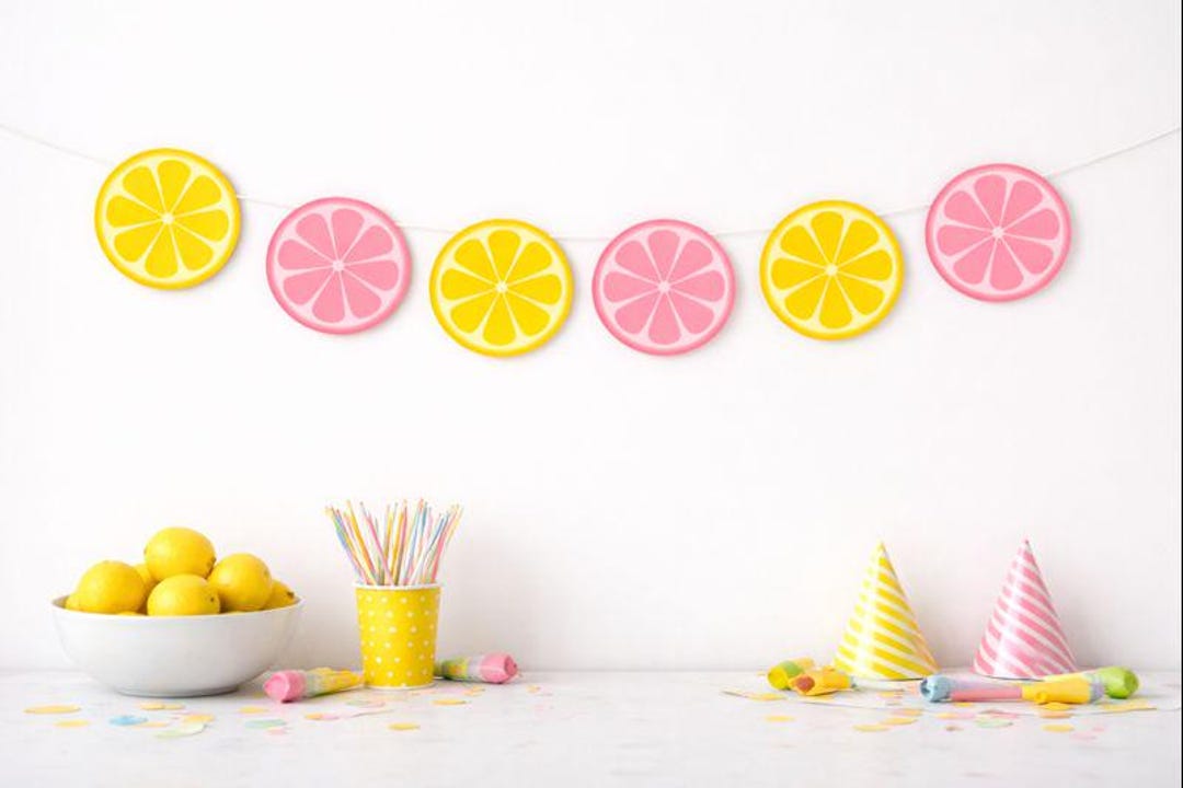 Lemon Banner, Lemon Garland, Lemonade Banner, Lemonade Decorations ...