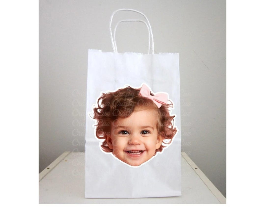 Custom Party Bags Personalized Party Bags Face Birthday Bags Face Bags ...