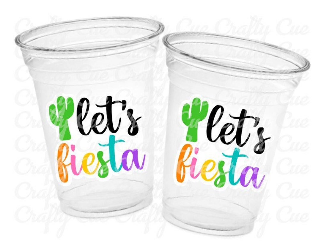 FIESTA PARTY Cups Fiesta Party Birthday Fiesta Favors Last - Etsy