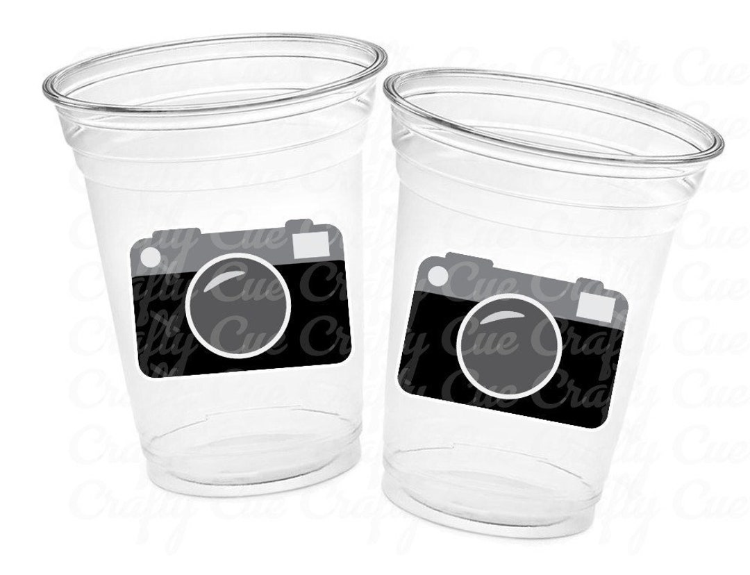 CAMERA PARTY CUPS - Camera Cups Camera Party Favors Camera Party ...