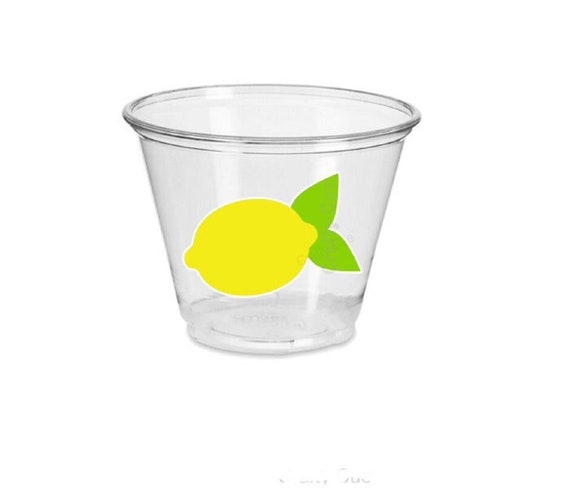 Lemon Party Cups, Lemon Birthday, Lemon Party, Lemon Party Favors ...
