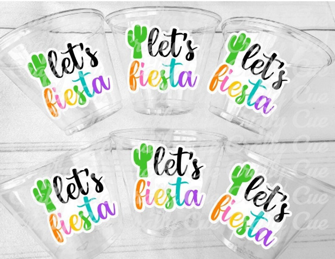FIESTA PARTY Cups - Fiesta Party Birthday Fiesta Favors Last Fiesta ...