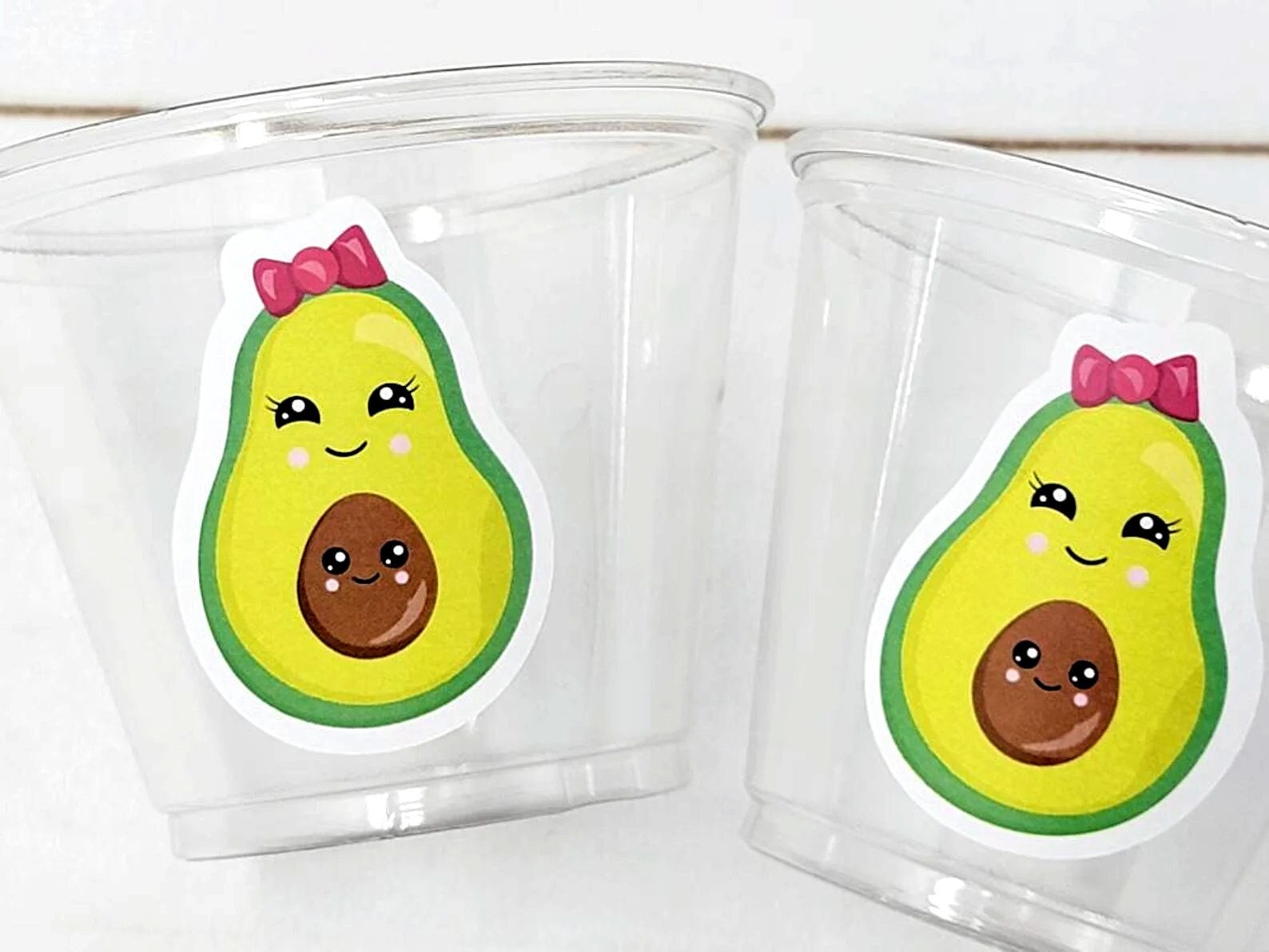AVOCADO PARTY CUPS Avocado Party Cups Avocado Birthday - Etsy