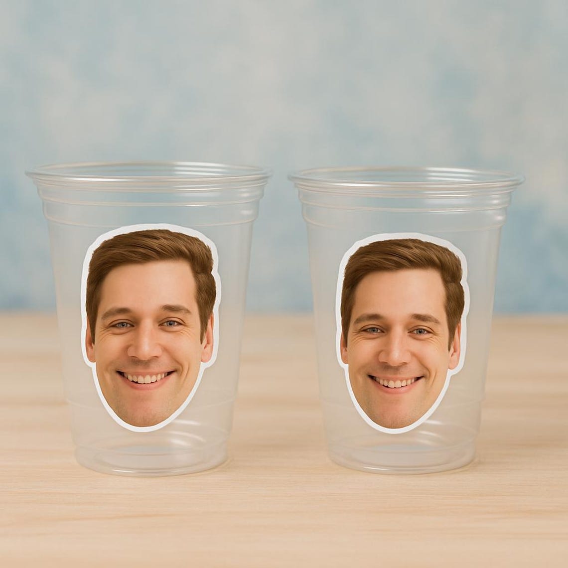 Groom Face Plastic Cups, Groom Face Cups, Groom Face Bachelorette Party ...
