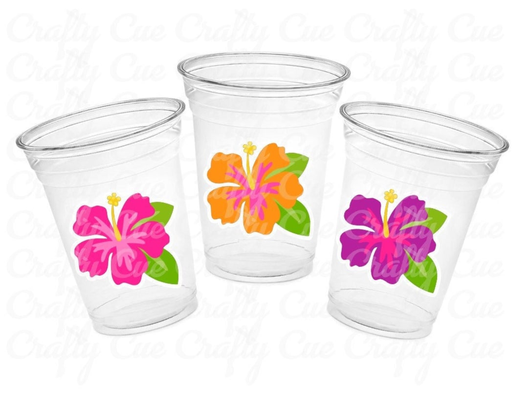 LUAU PARTY CUPS - Aloha Party Cups Luau Party Decoration Luau Party ...