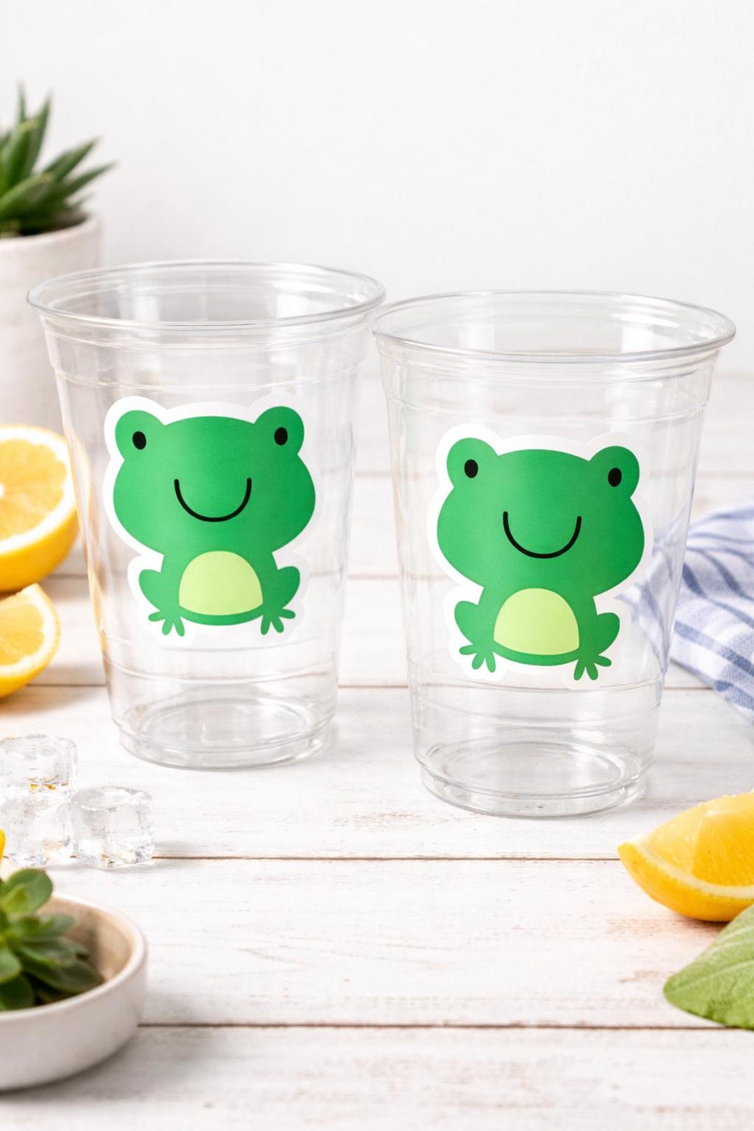 FROG PARTY CUPS - Frog Cups Frog Birthday Cup Frog Baby Shower Frog ...