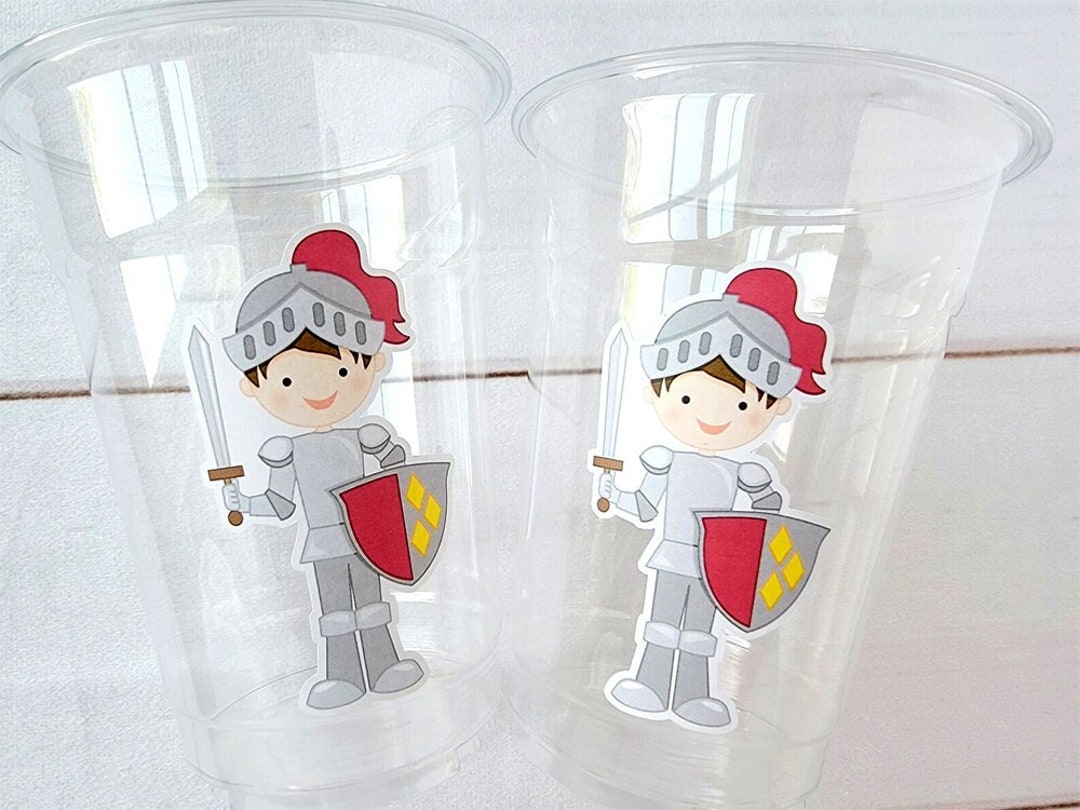 KNIGHT PARTY CUPS - Knight Birthday Cups Knight Party Decorations ...