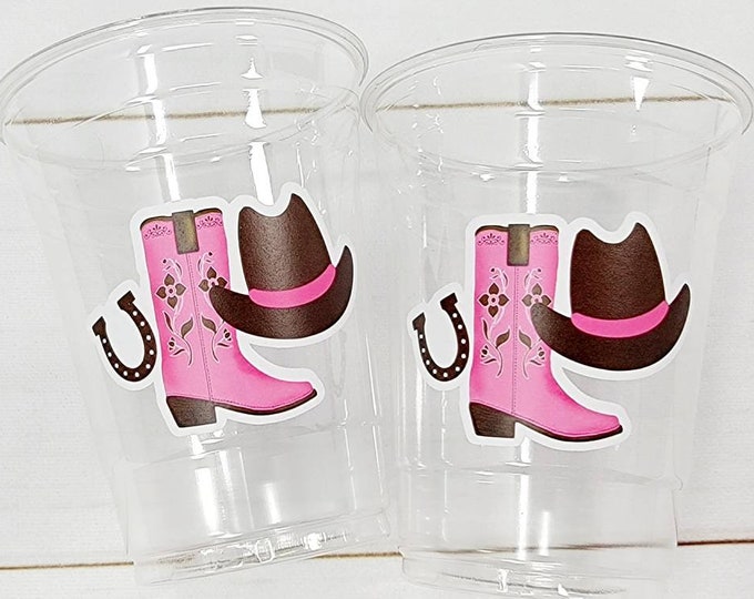 COWBOY PARTY CUPS Cowboy Cups Cowboy Party Decorations - Etsy