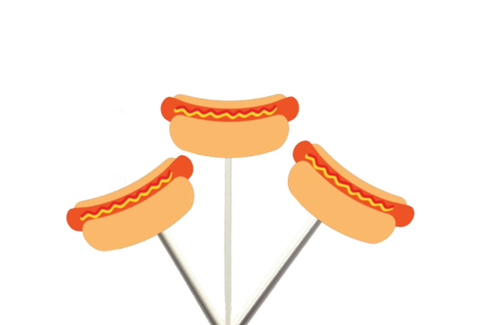 Hot Dog Garland / Hot Dog Banner Fast Food Banner Fast Food - Etsy