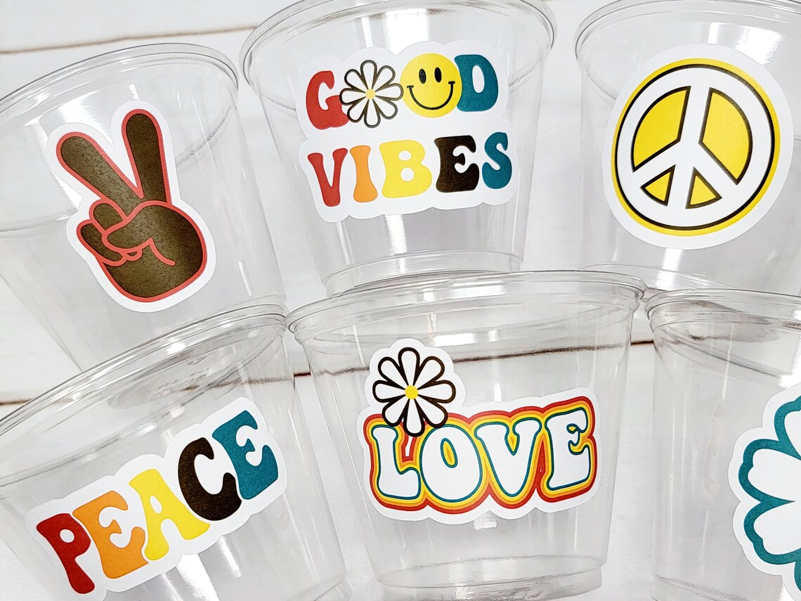 70'S PARTY CUPS 70s Party Cups 70's Birthday Cups - Etsy