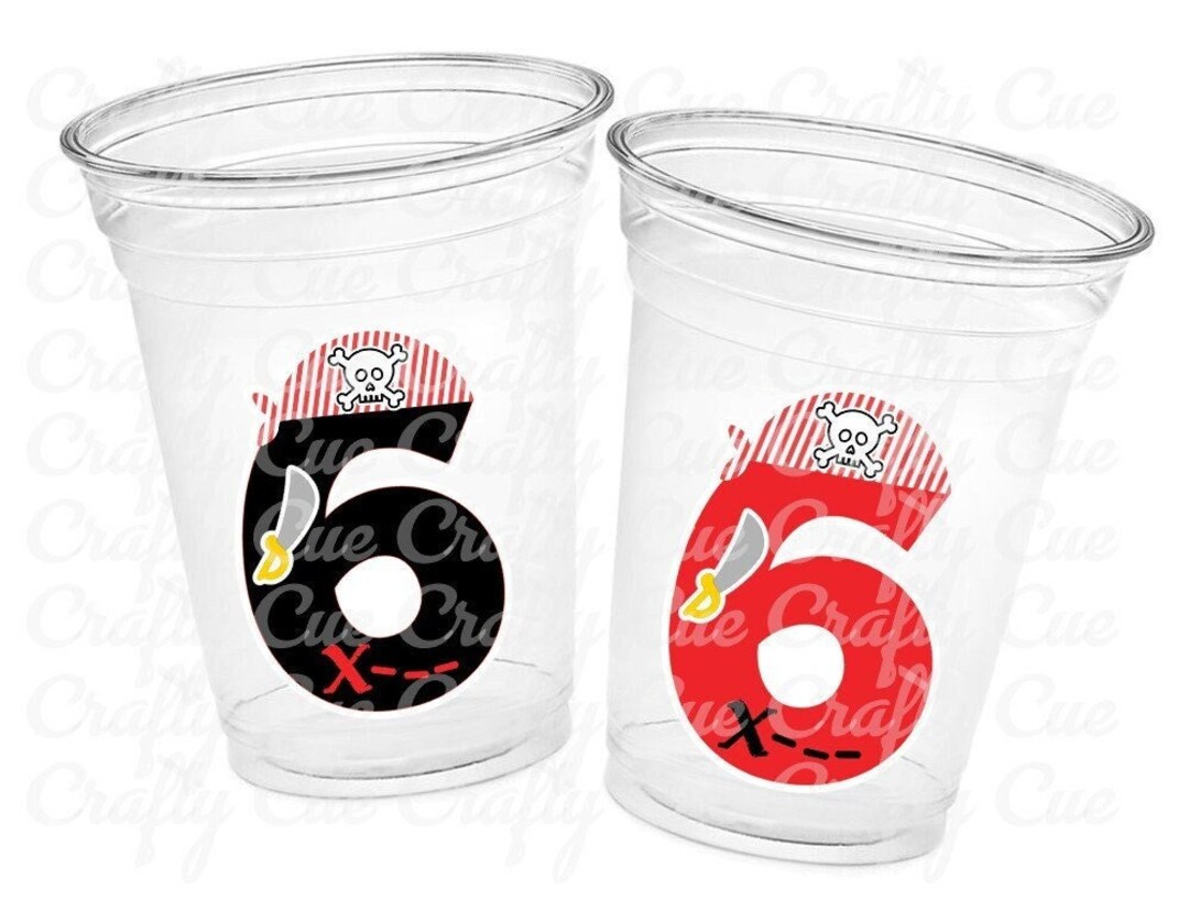 PIRATE PARTY CUPS - Pirate Cups Pirate Birthday Pirate Party ...