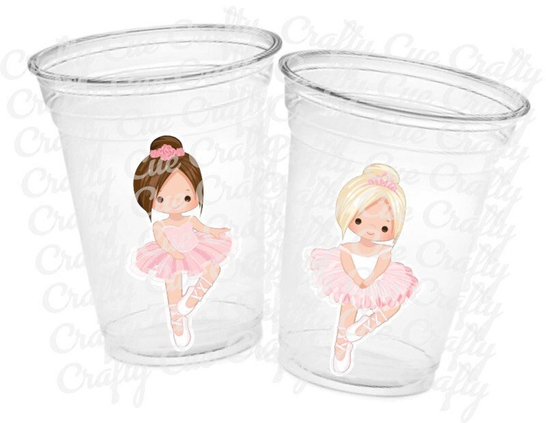 BALLET PARTY CUPS - Ballerina Party Cups Ballet Birthday Party Ballet ...