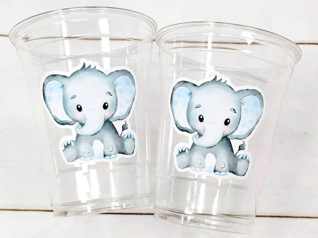 ELEPHANT PARTY CUPS- Elephant Cups Elephant Decorations Elephant ...