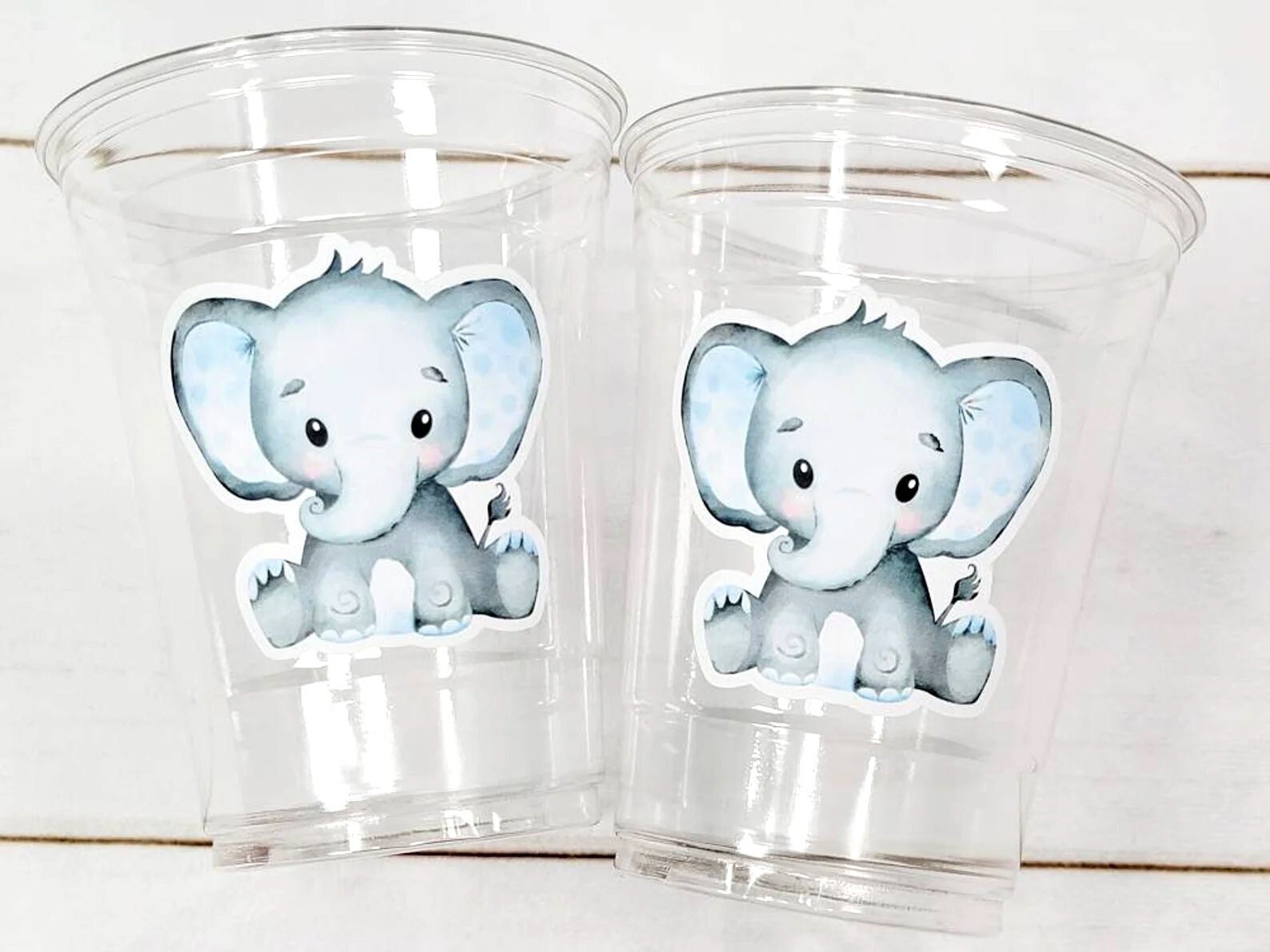 ELEPHANT PARTY CUPS Elephant Cups Elephant Decorations - Etsy
