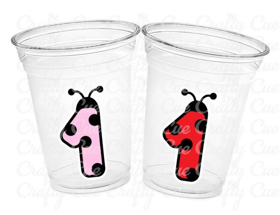 Ladybug Party Cups Ladybug 1st Birthday Ladybug Party Ladybug Treat ...