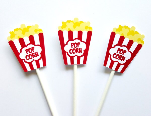 Movie Party Garland Movie Party Banner Popcorn Banner - Etsy