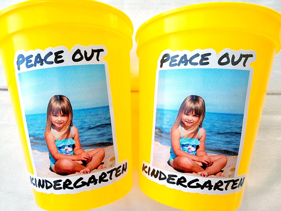 Custom GRADUATION Cups, Personalized Graduation Cups, Kindergarten ...