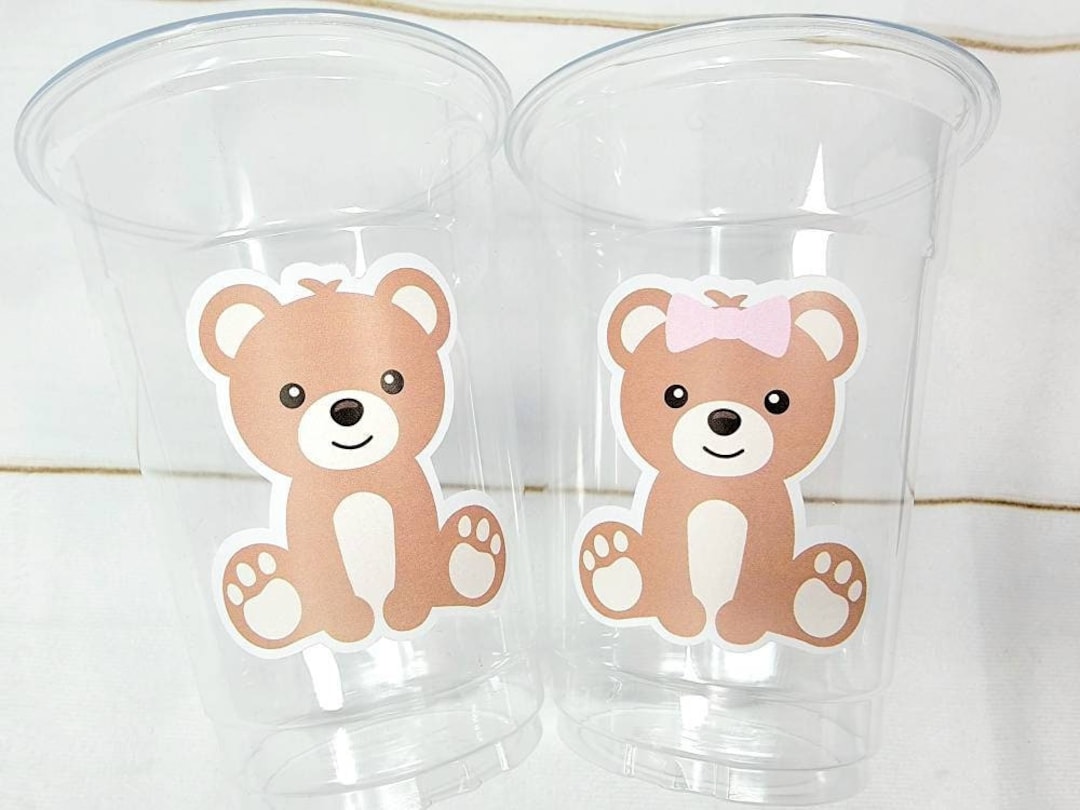 Teddy Bear Party Cups, Teddy Bear Treat Cups, Teddy Bear Birthday ...