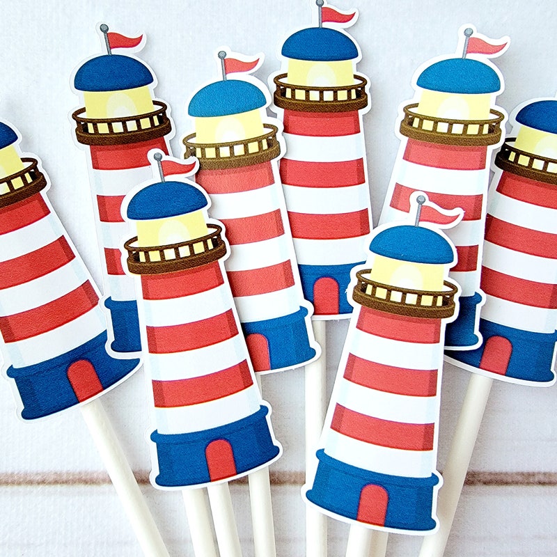 Lighthouse Cake Topper - Etsy