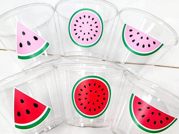 WATERMELON PARTY CUPS Watermelon Party Favors Watermelon - Etsy