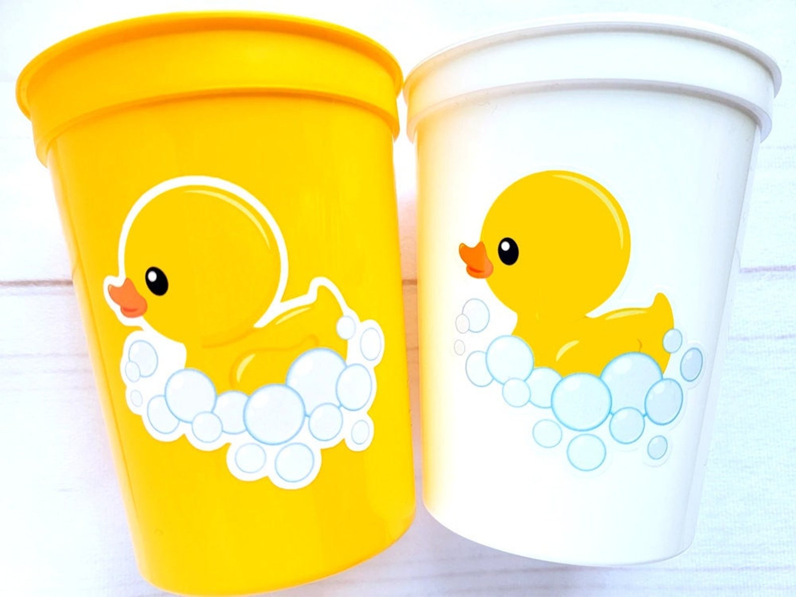 DUCK PARTY CUPS - Duck Birthday Duck Party Duck Baby Shower Duck Party ...