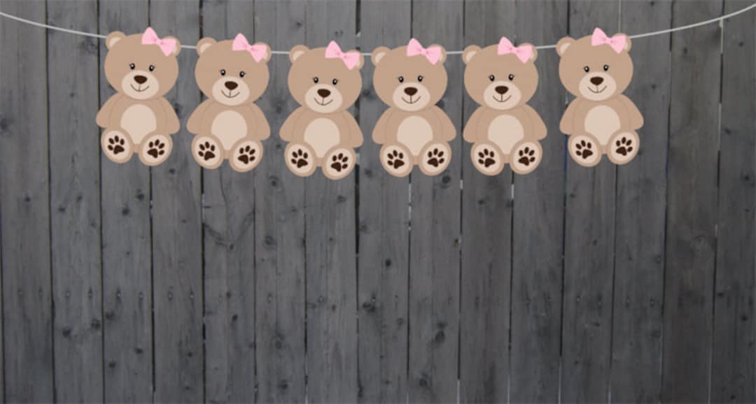 Teddy Bear Garland, Teddy Bear Banner, Teddy Bear Decorations, Teddy ...