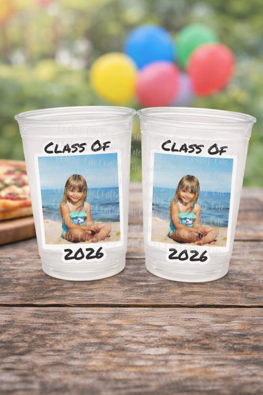 Custom Graduation Cups Custom Plastic Cups Personalized Photo ...