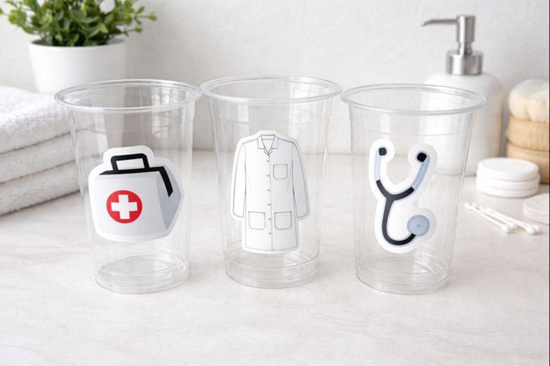DOCTOR PARTY CUPS - Medical School Party Cups Nurse Party Cups Nursing ...