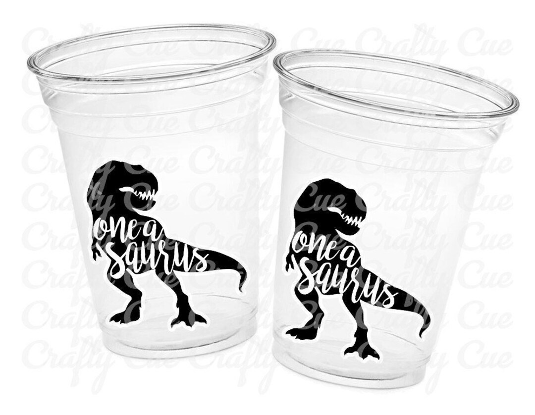 DINOSAUR PARTY CUPS - Dinosaur Birthday Cups Dinosaur Birthday Dinosaur ...