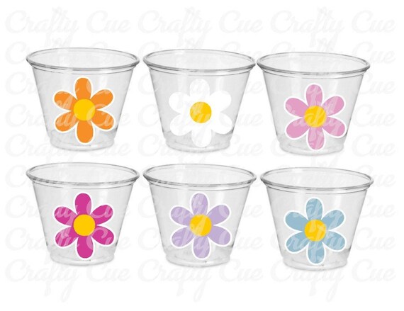 DAISY PARTY CUPS Daisy Cups 70S Party Cups 70s Birthday Cups - Etsy
