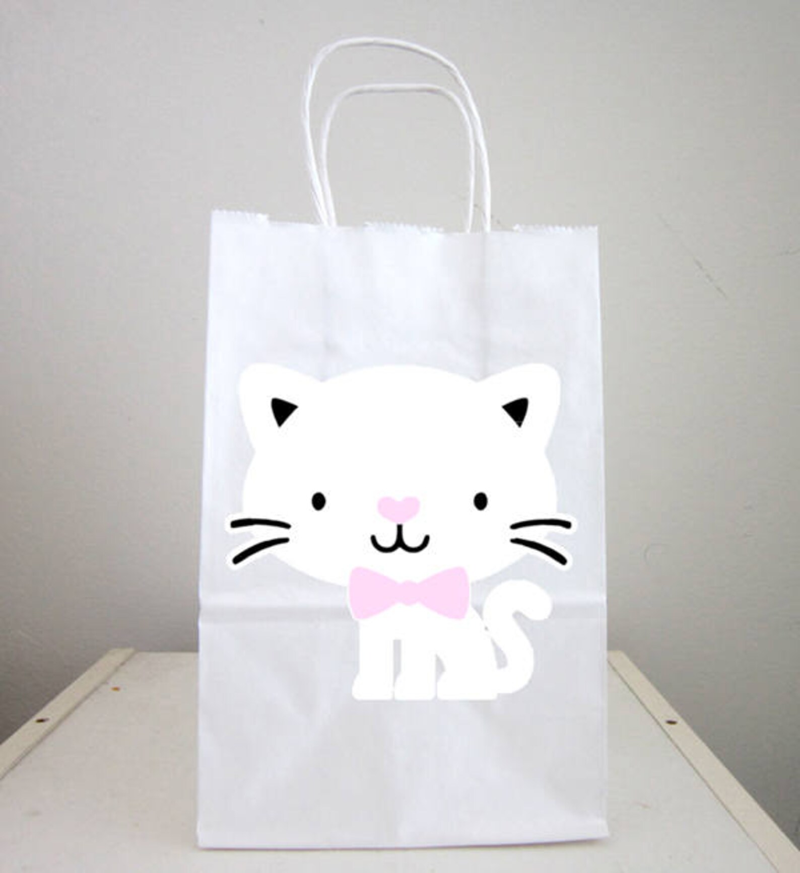 Cat Goody Bags Cat Favor Bags Cat Goodie Bags Cat Party Etsy