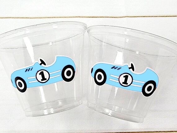 RACING PARTY CUPS Race Car Cups Racing Birthday Cups Racing - Etsy