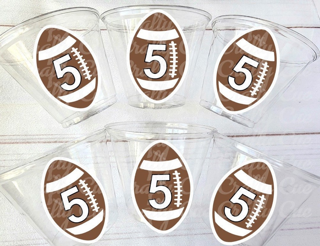 FOOTBALL PARTY CUPS - Football Cups Sports Football Birthday Sports ...