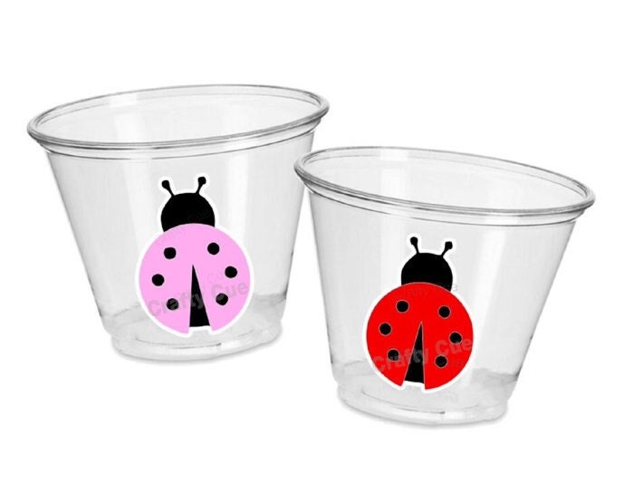 Ladybug Party Cups Ladybug Birthday Ladybug Party Ladybug - Etsy