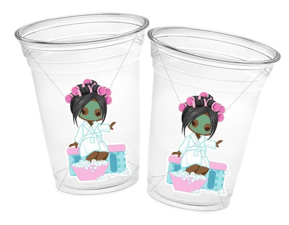 SPA PARTY CUPS - Spa Party Decorations Spa Party Supplies Spa Party ...