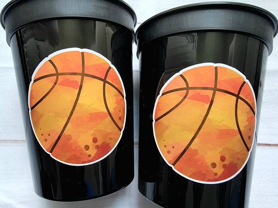 BASKETBALL PARTY CUPS - Basketball Birthday Cups Basketball Cups ...
