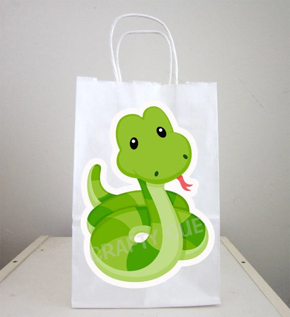 Snake Goody Bags, Snake Party Bags, Snake Favor Bags, Snake Birthday ...