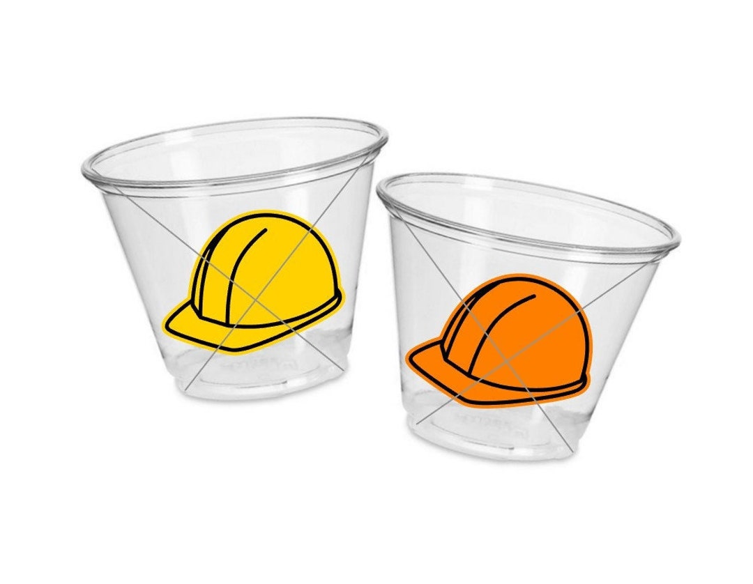 CONSTRUCTION PARTY CUPS Dig in Party Cups Construction Truck Cups ...
