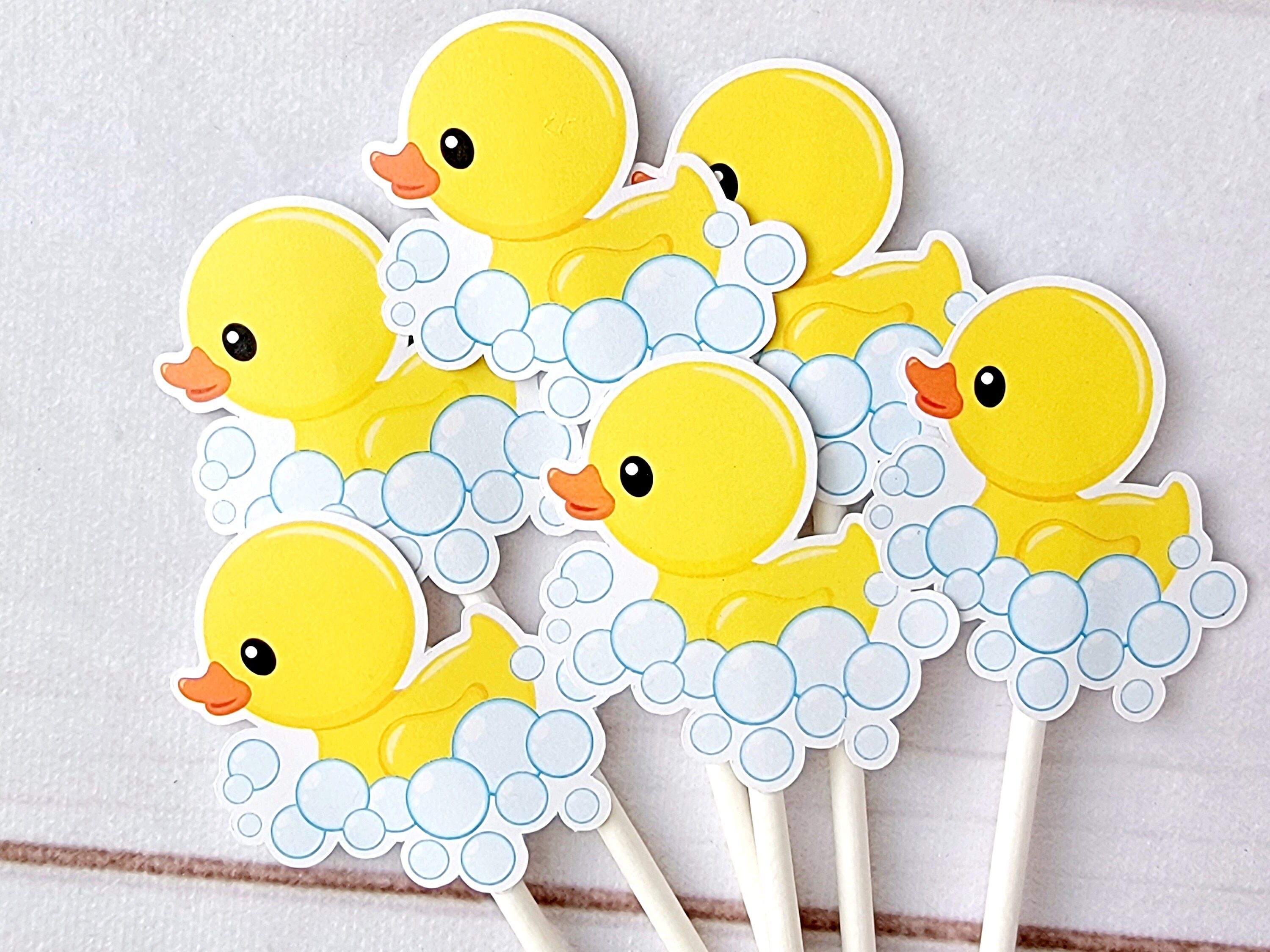 Rubber Duck Cupcake Toppers