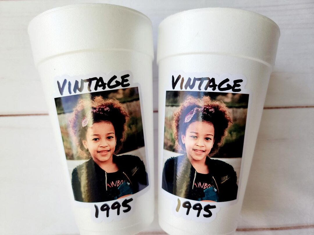 Custom Styrofoam Cups With Photo, Personalized Styrofoam Cups, Photo ...