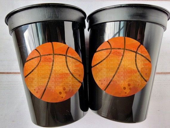 BASKETBALL PARTY CUPS - Basketball Birthday Cups Basketball Cups ...