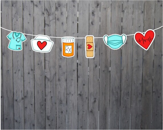 Medicine Garland Nurse Banner Nursing Banner Nurse Garland - Etsy